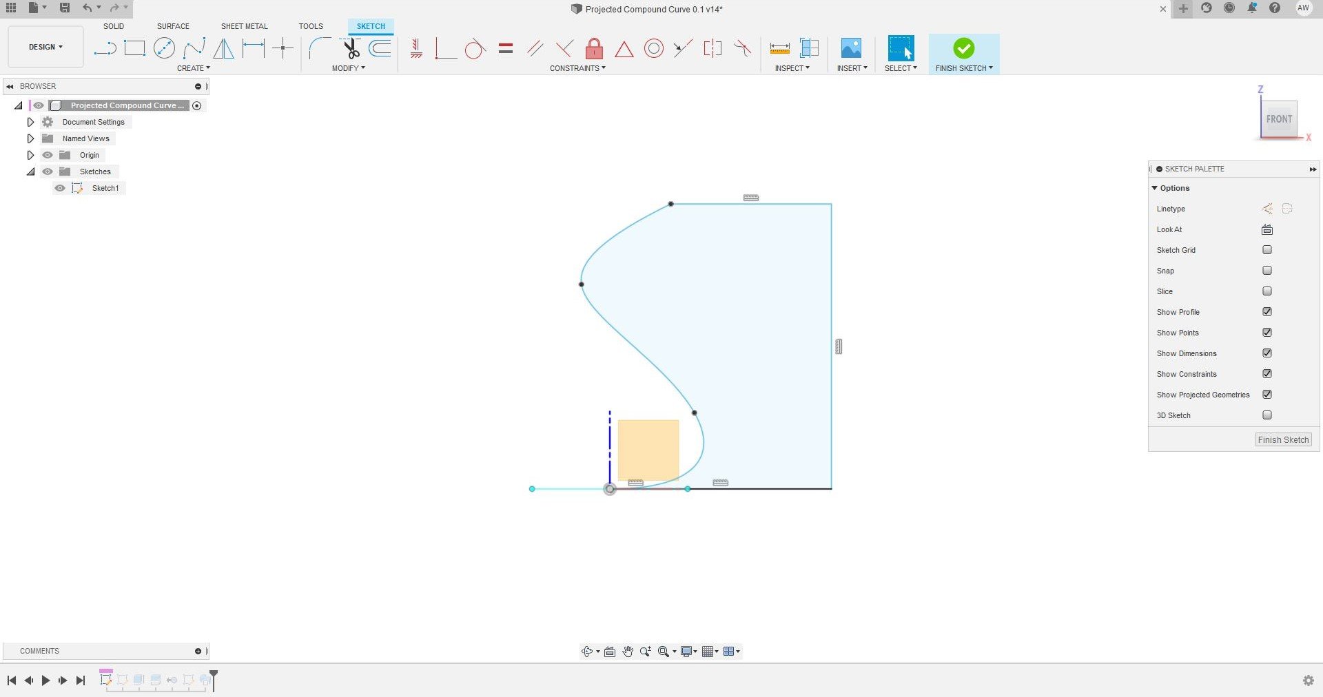 Projected Compound Curves in Fusion 360 - Asher Winn