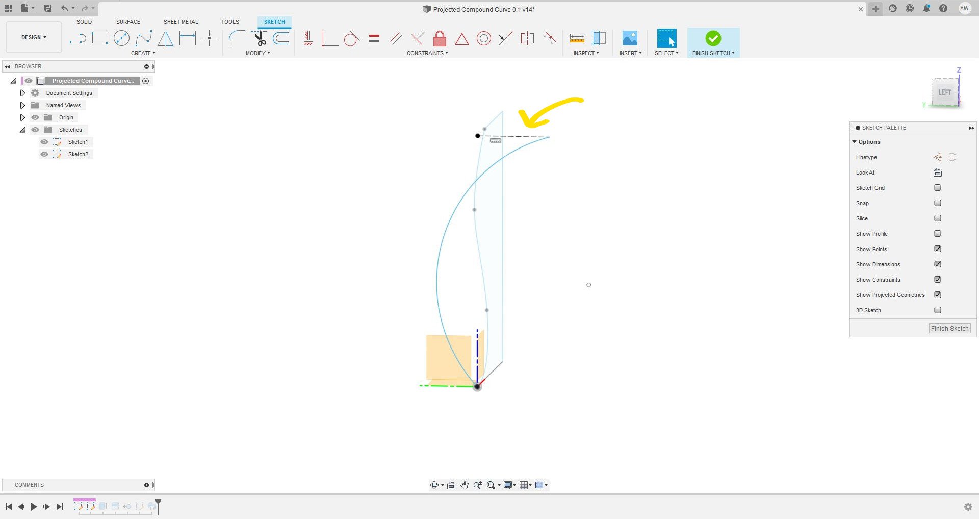 Projected Compound Curves in Fusion 360 - Asher Winn